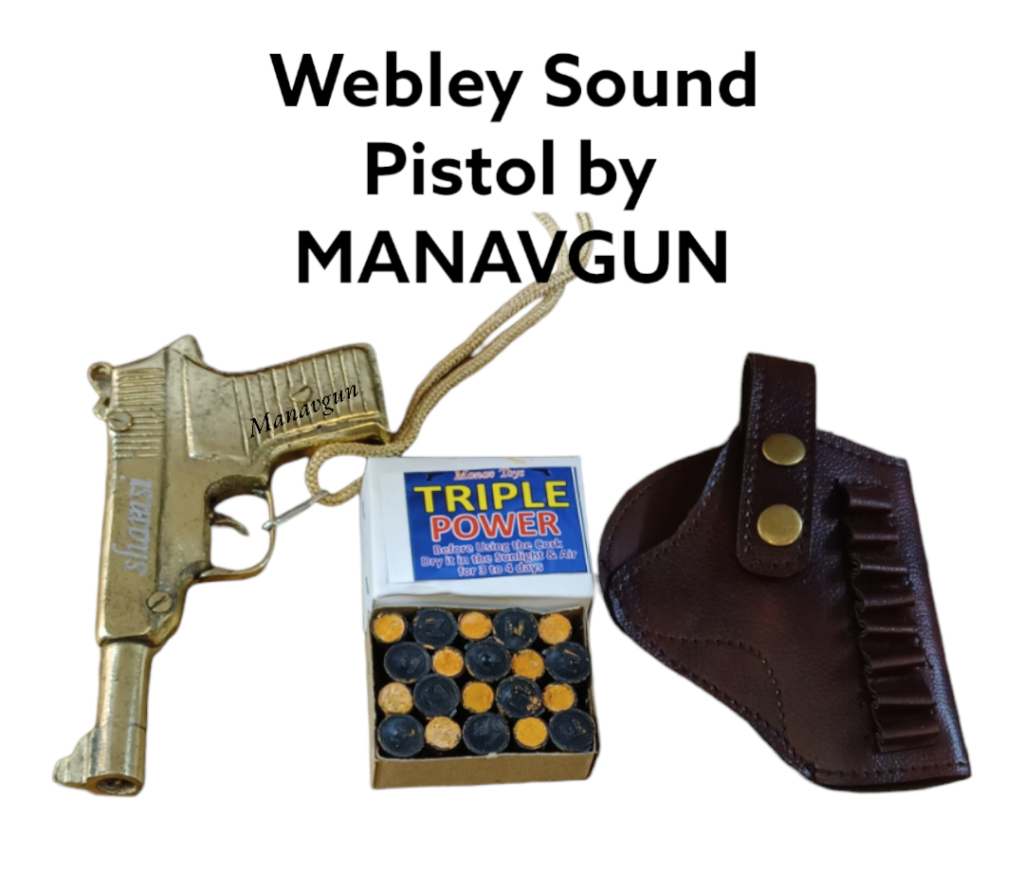 WEBLEY SOUND PISTOL FULL OF METAL BY MANAVGUN – MANAV GUN